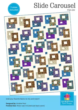Slide Carousel Quilt Pattern – Nebraska Quilt Company