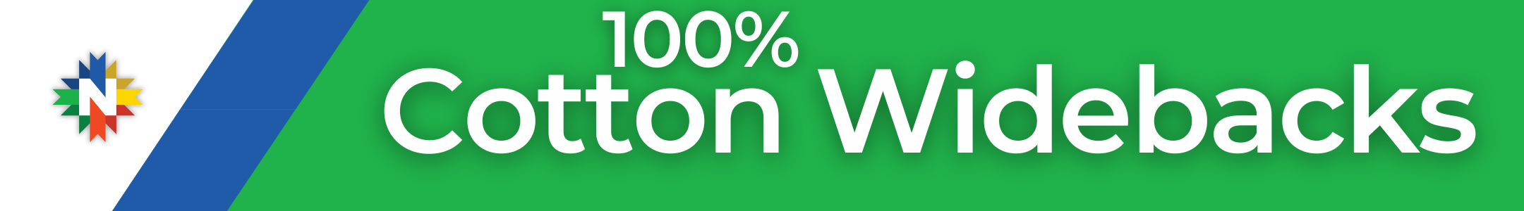 100% Cotton Widebacks