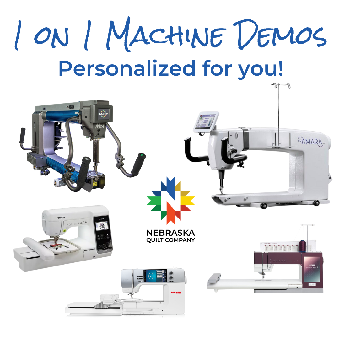 1 on 1 Machine Demonstration – Nebraska Quilt Company