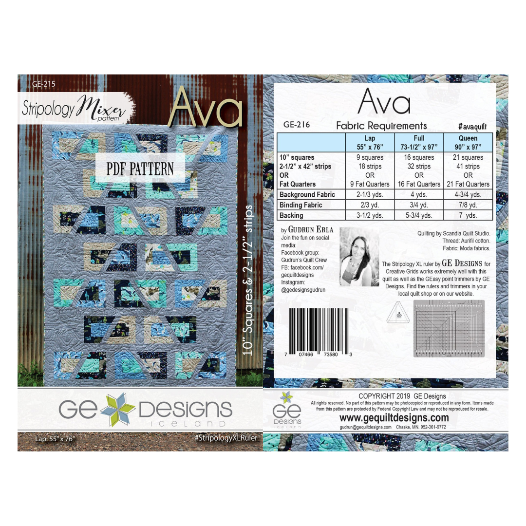 Ava Quilt Pattern – Nebraska Quilt Company