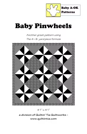 Baby Pinwheels Quilt Pattern - Nebraska Quilt Company