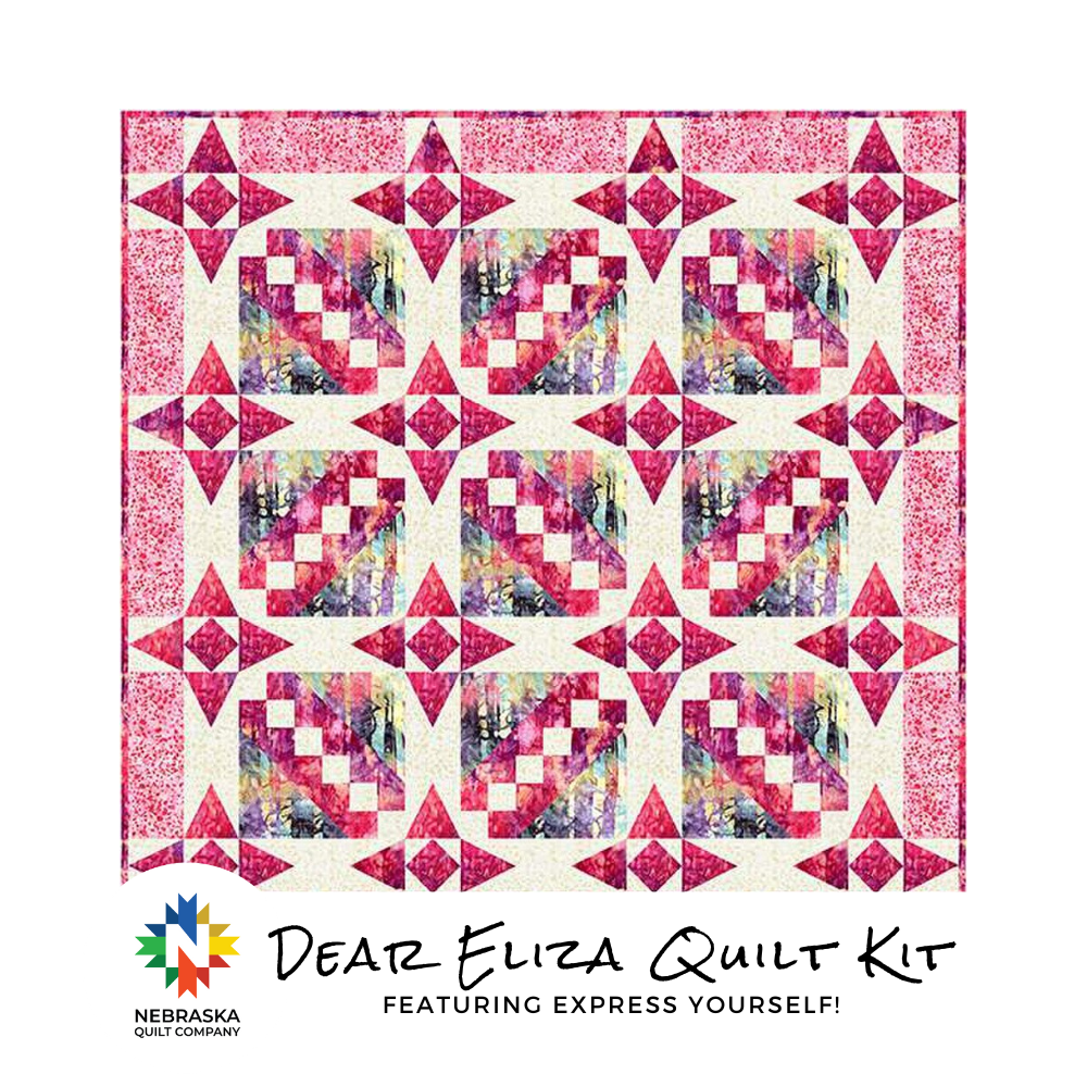 Dear Eliza Quilt Kit Featuring Express Yourself! Abstract Batiks ...