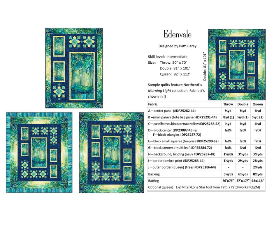 Edenvale Pattern – Nebraska Quilt Company