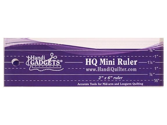 Handi Quilter Mini Ruler 2" x 6" – Nebraska Quilt Company