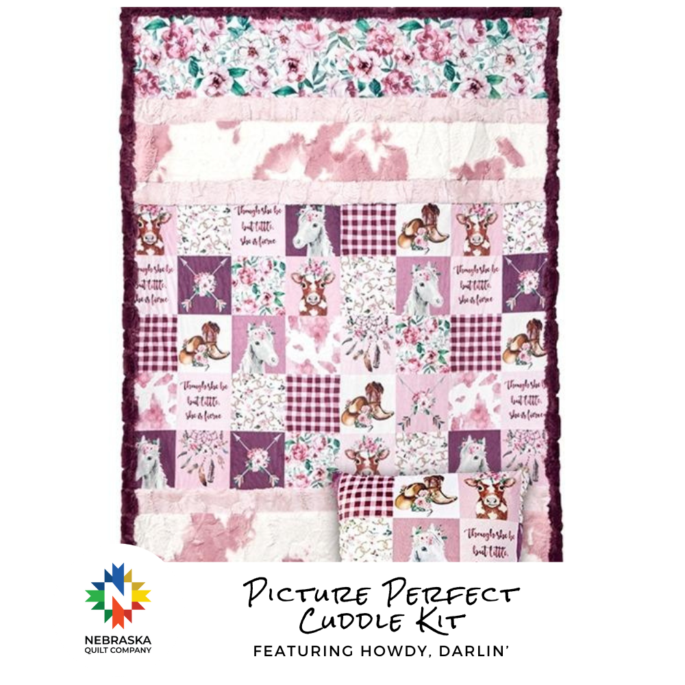 Baby Quilt Kits Minky & Plush | Nebraska Quilt Company
