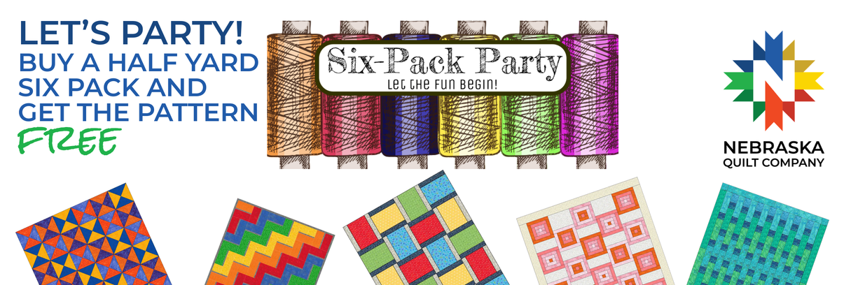 Six Pack Party – Nebraska Quilt Company