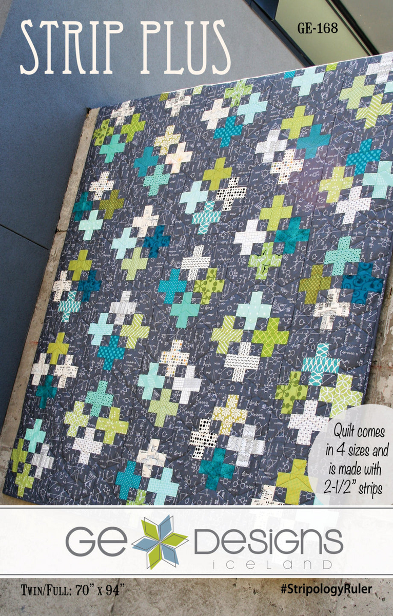 Strip Plus Quilt Pattern – Nebraska Quilt Company