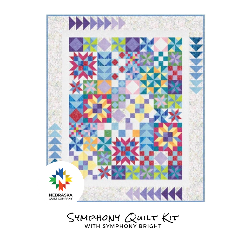Symphony Quilt Kit with Symphony Bright Colorway