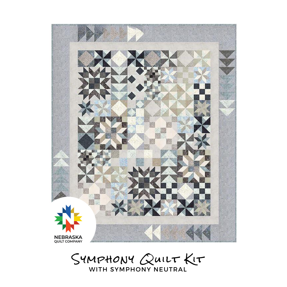 Symphony Quilt Kit with Symphony Neutral Colorway