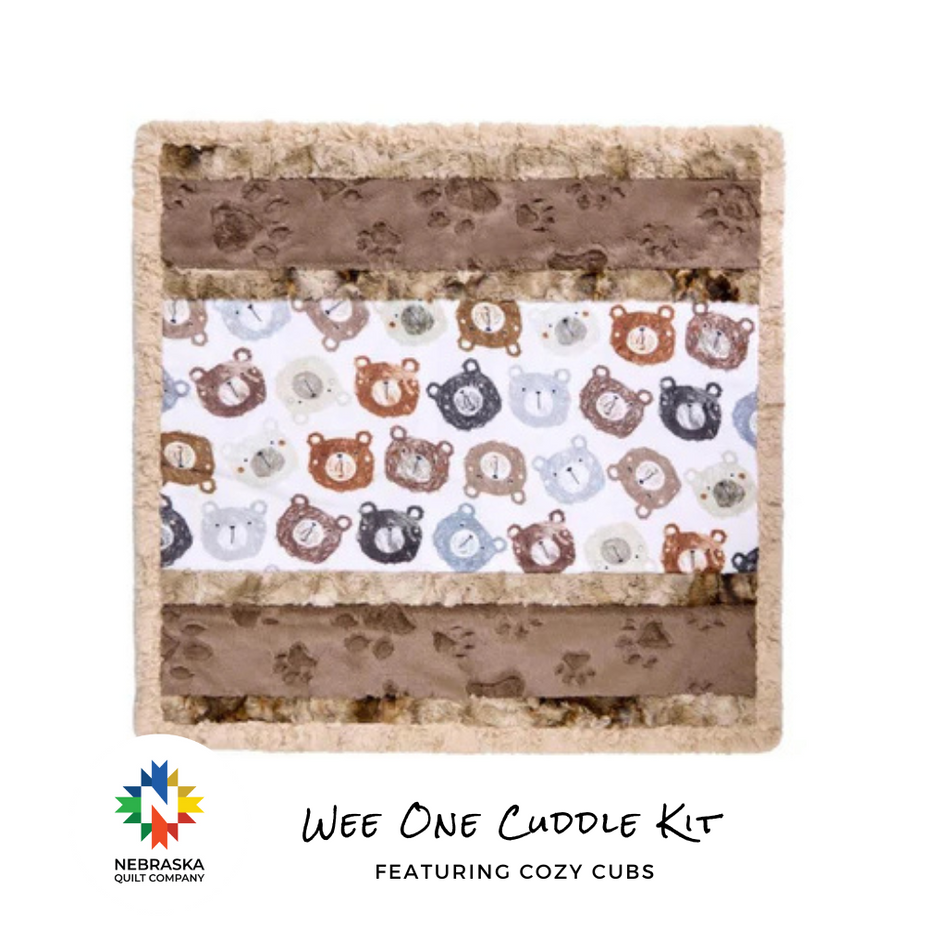 Baby Quilt Kits Minky & Plush | Nebraska Quilt Company
