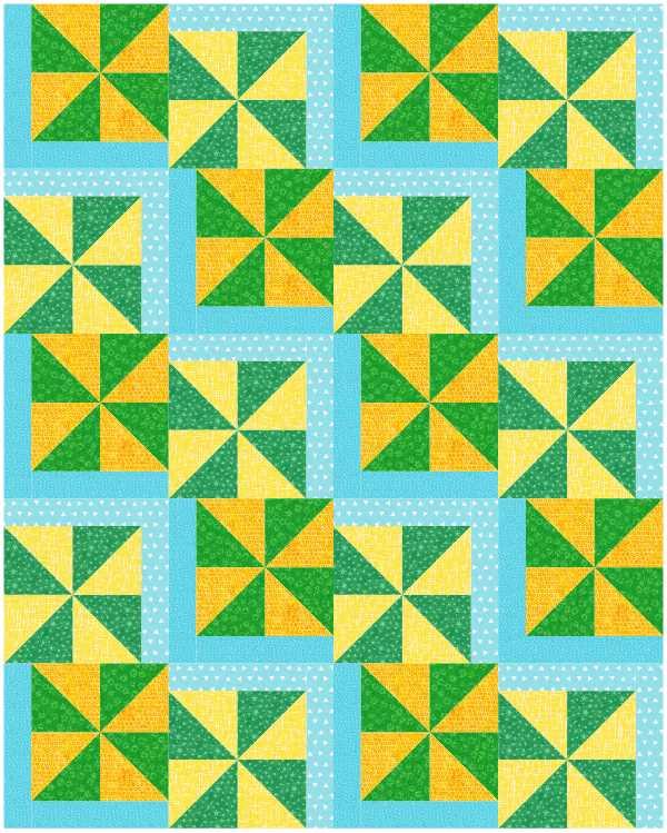 Windy Quilt Pattern PDF Digital Download – Nebraska Quilt Company