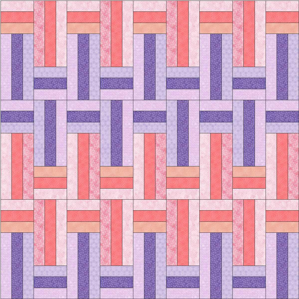 Dash It All Throw Quilt Pattern PDF Digital Download